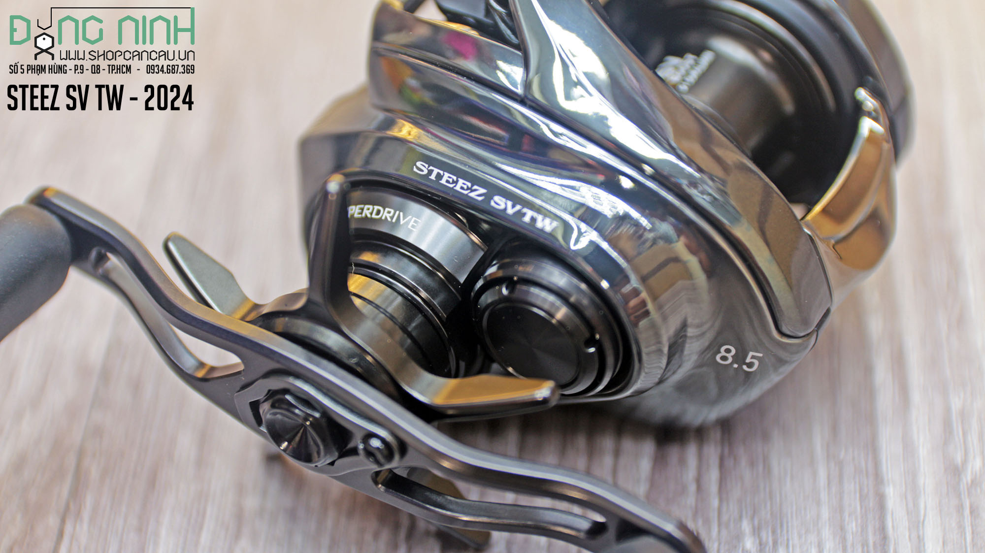 Máy ngang Daiwa Steez SV TW - 2024 - siêu phẩm Made in Japan